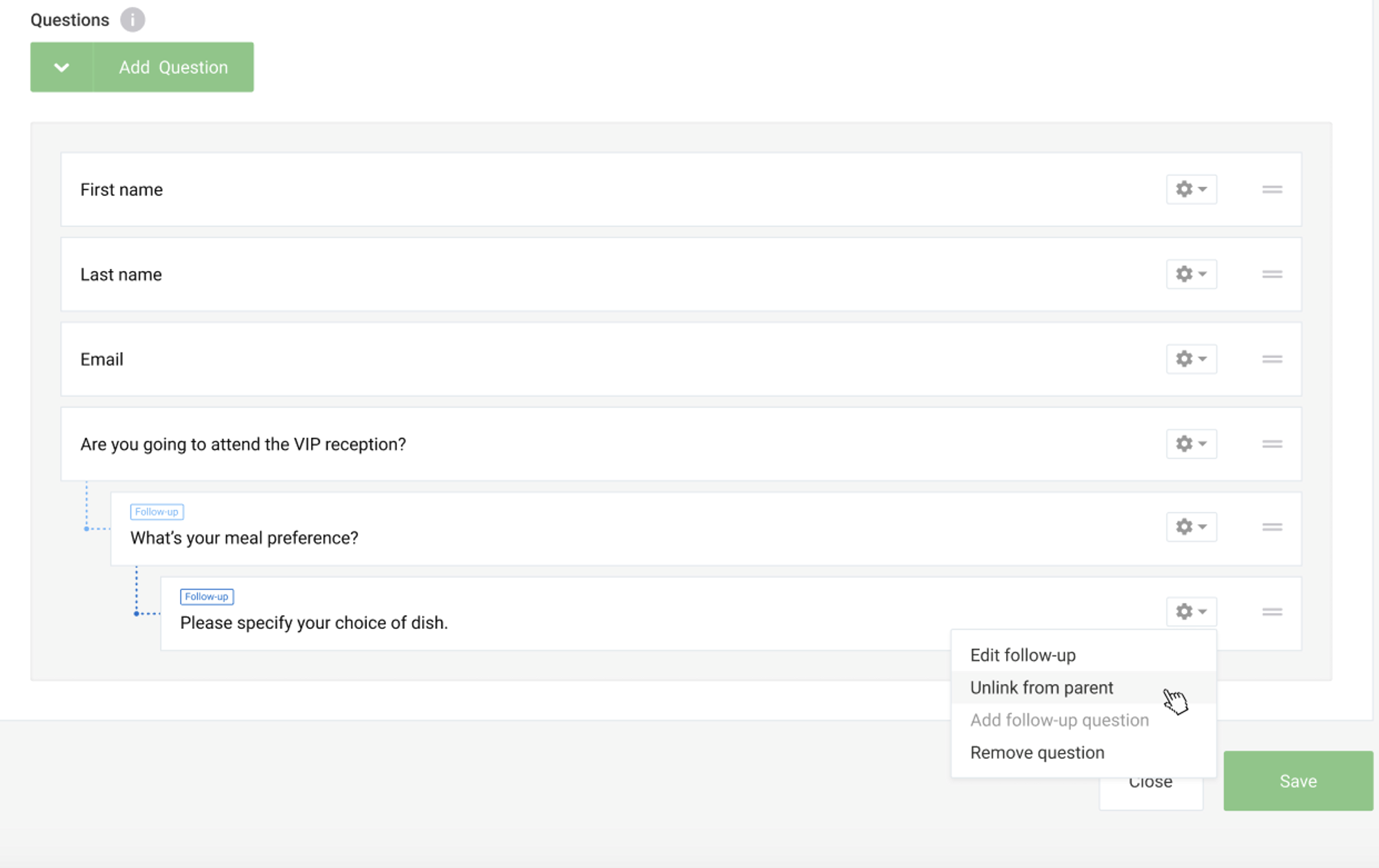 Event Registration Conditional Logic | Webex Events (formerly Socio)