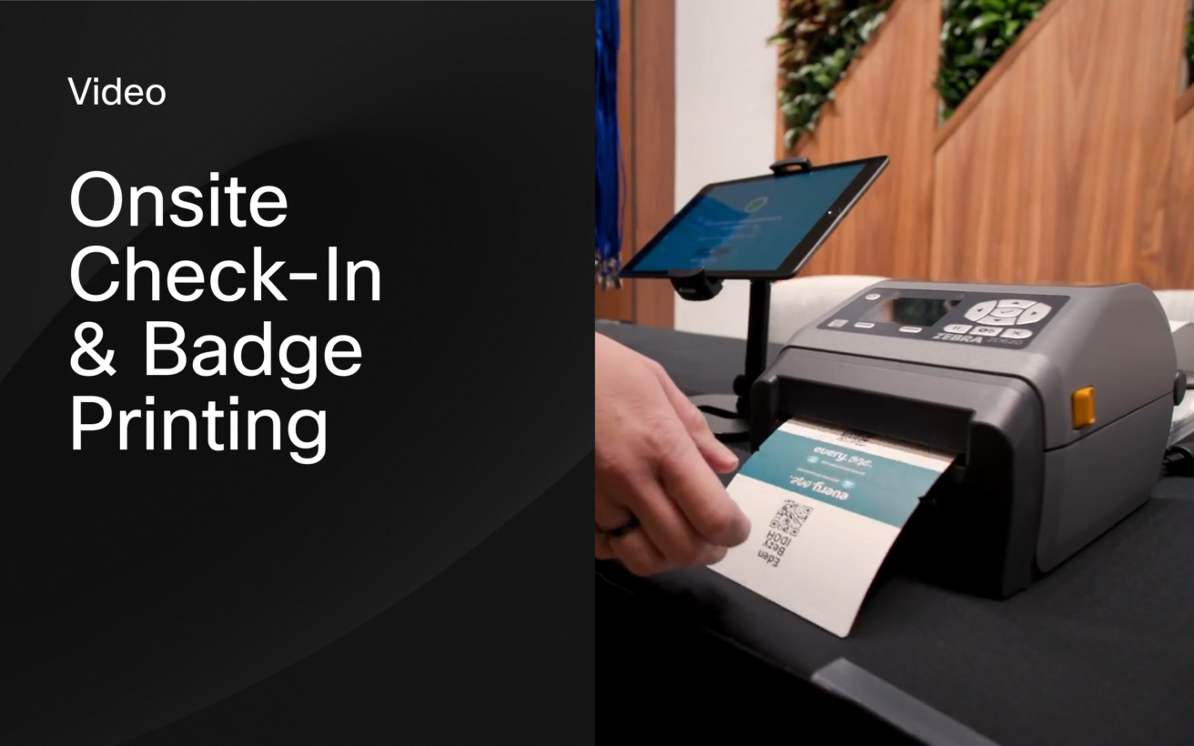 Onsite Check-in & Badge Printing | Resources | Webex Events (formerly ...