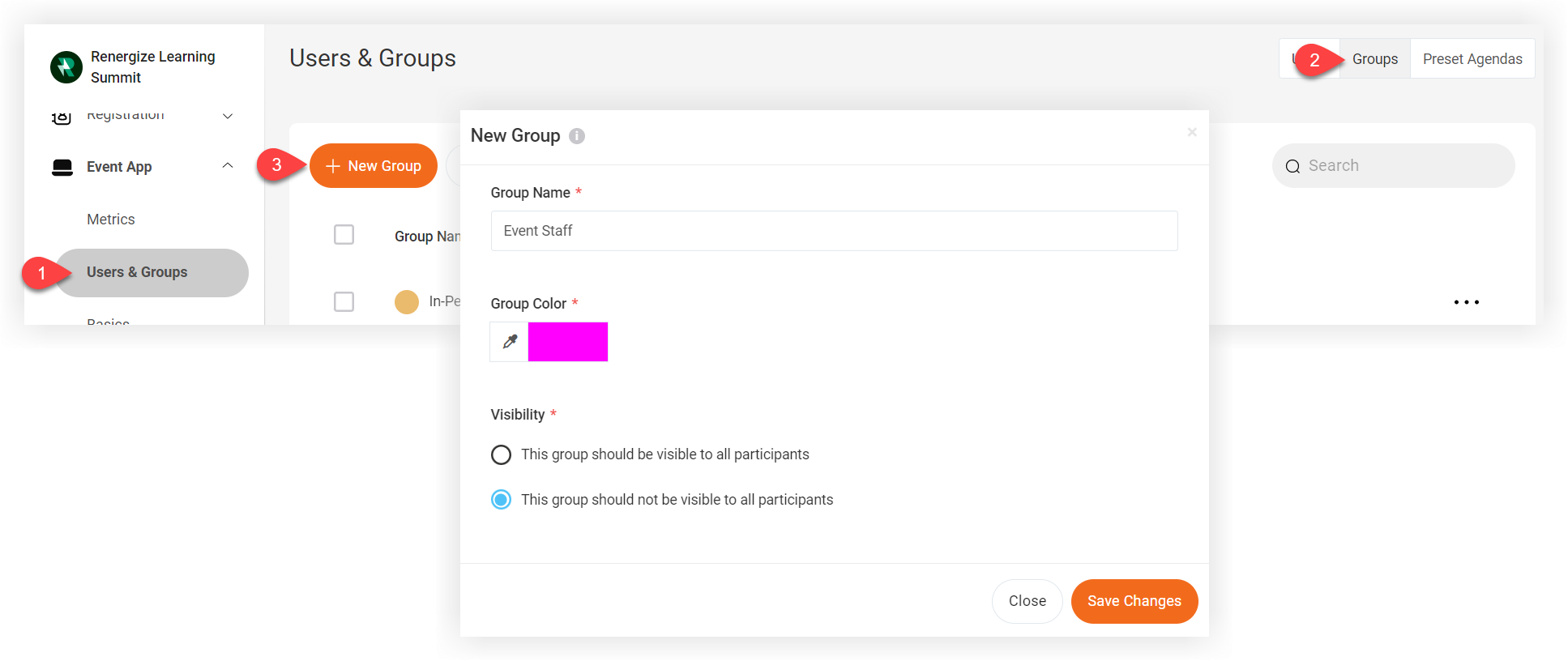 Audience Segmentation | Webex Events (formerly Socio)