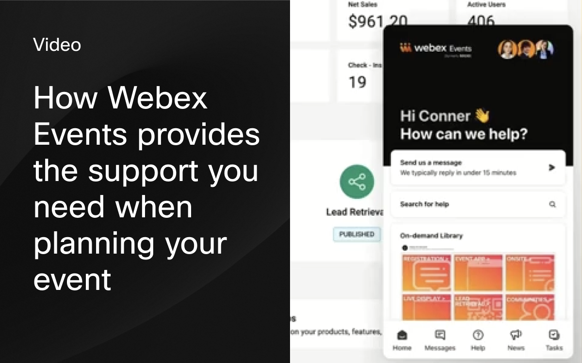 How Webex Events provides the support you need when planning your event ...