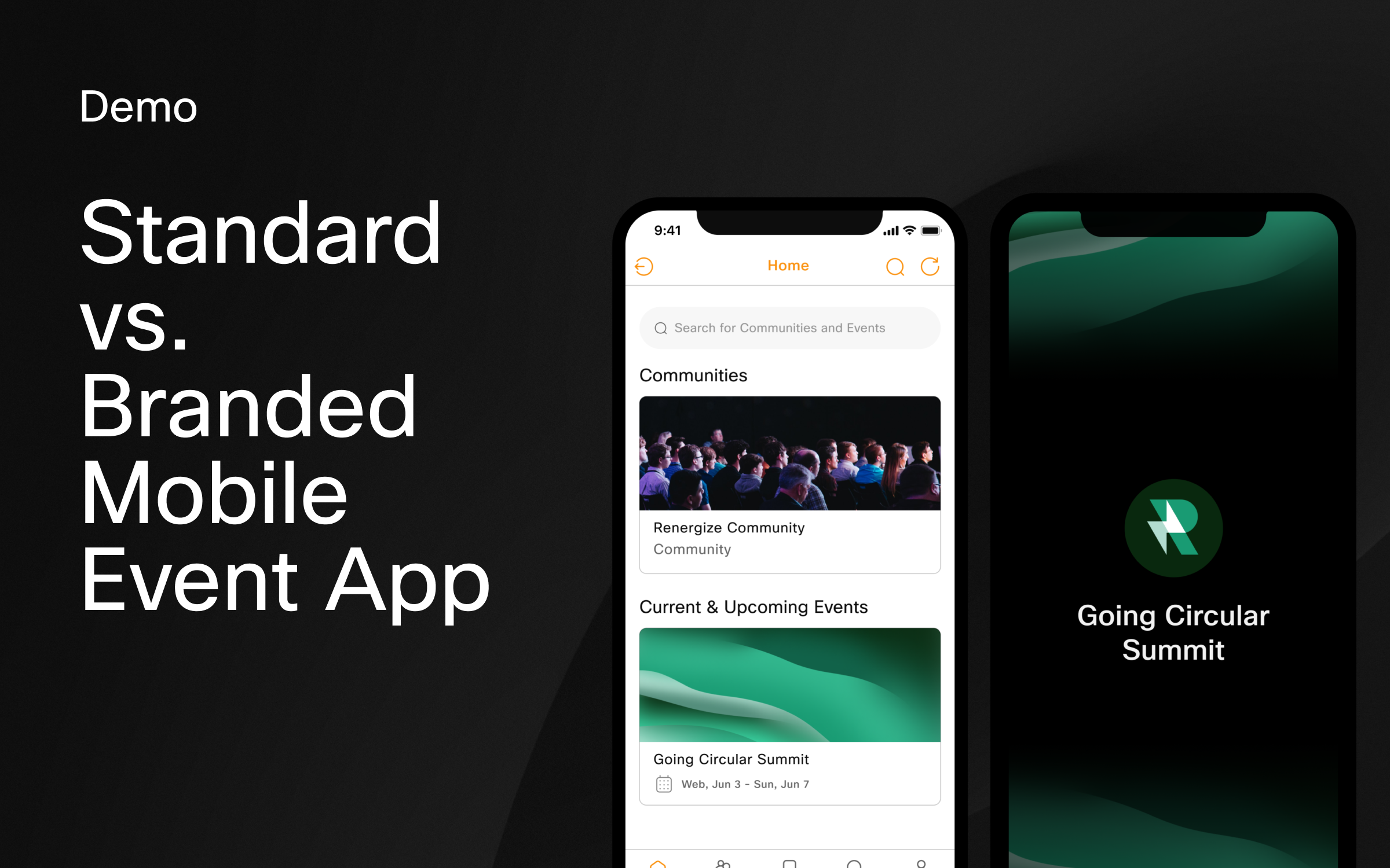 Standard vs. Branded Event App | Webex Events (formerly Socio)